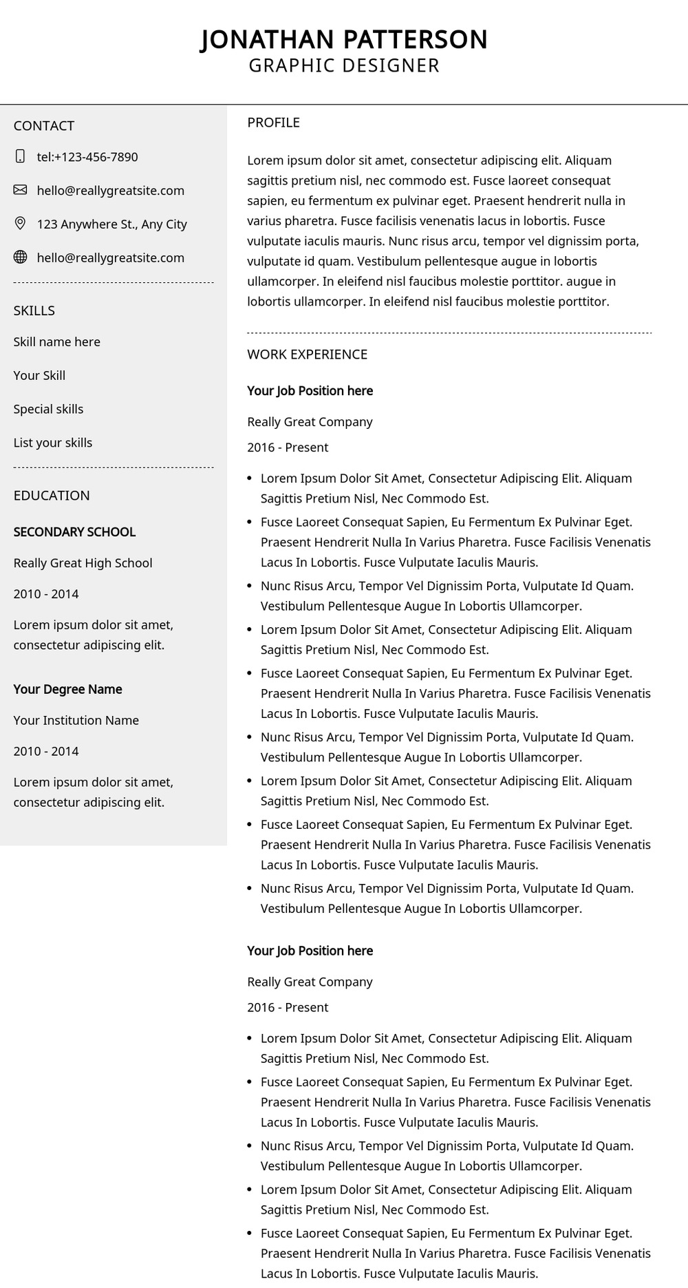 Fast Resume
